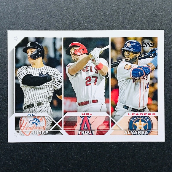 MLB | Toys | Aaron Judge Mike Trout Yordan Alvarez 223 Topps Ll 246 | Poshmark